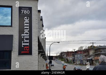 SHERBROOKE, QUEBEC, CANADA - November 4, 2023 - Builbing 780 La Tribune ...