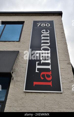 SHERBROOKE, QUEBEC, CANADA - November 4, 2023 - Builbing 780 La Tribune ...