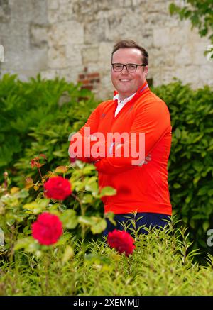 Matt Coward-Holley during the Team GB Paris 2024 shooting team ...