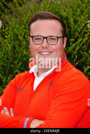 Matt Coward-Holley during the Team GB Paris 2024 shooting team ...