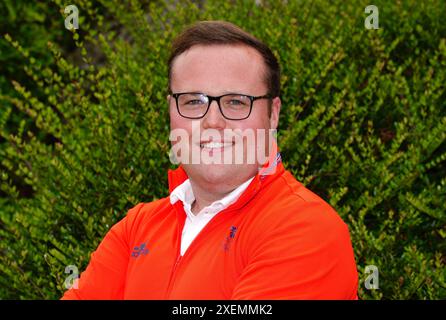 Matt Coward-Holley during the Team GB Paris 2024 shooting team ...