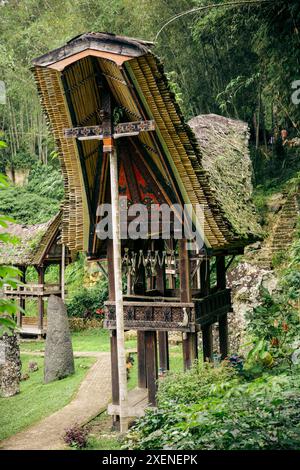 North Toraja, South Sulawesi, Indonesia. 23rd Apr, 2023. One of the ...