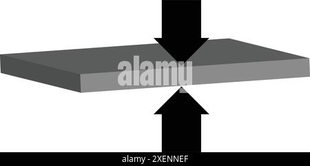 thickness icon, measuring thickness illustration design Stock Vector ...