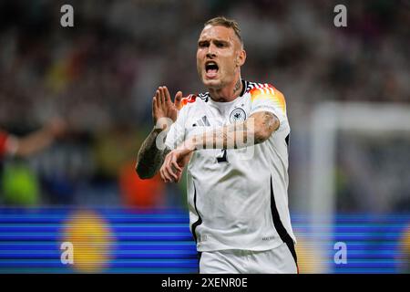 David Raum of Germany seen in action during European World Cup ...