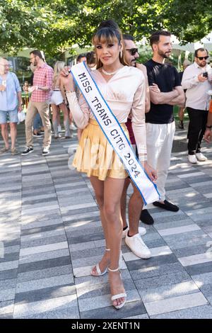 Barbara Ramirez, Miss Trans CITG 2024 attends Stonewall Day 2024 in the ...