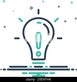 Icon for except,lightbulb Stock Vector Image & Art - Alamy