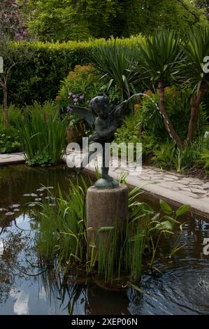 Cupid Fountain, The Italian Garden, Lost Gardens of Heligan, Cornwall ...