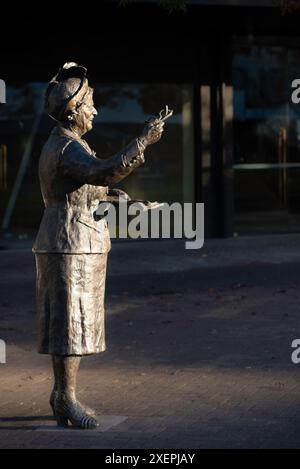 Dame Hilda Ross statue in Hamilton, New Zealand Stock Photo - Alamy
