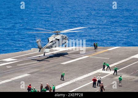 240622-N-TL932-1130 PACIFIC OCEAN (June 22, 2024) An MH-60S Sea Hawk ...
