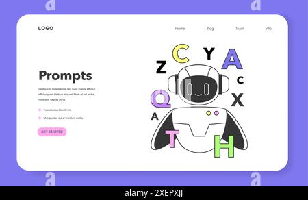 Prompt-engineering to a artificial neuron network. Artificial intelligence development. AI ...