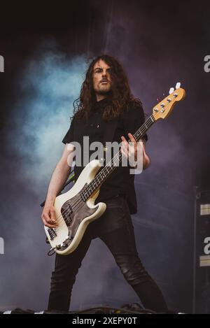 The american singer Corey Taylor performed at Danish Copenhell festival ...