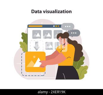 Data visualization. Representation of information using graphics ...