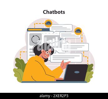 Chat bot. AI-powered customer service. Online consultation with ...