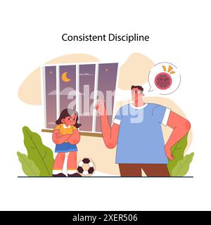 Positive parenting. Nurturing of your child's responsibility. Kid ...