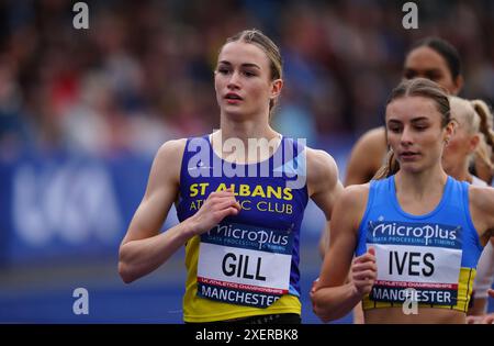 Phoebe Gill in action in the Women's 800m heats during day one of the ...