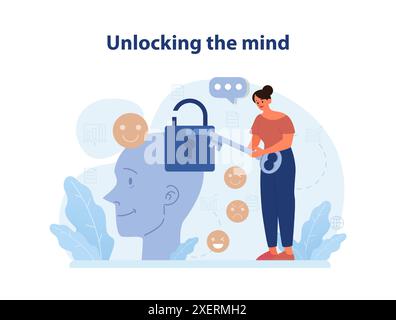 Unlocking the mind. Mental and psychological phenomenon or condition ...