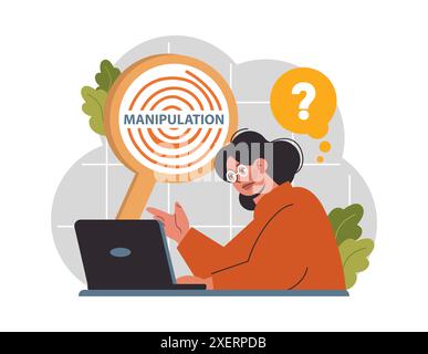 Manipulation. Psychological control method. Domination exploitation ...