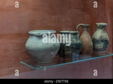 Collection of Ancient Roman Ceramic Jars Stock Photo - Alamy