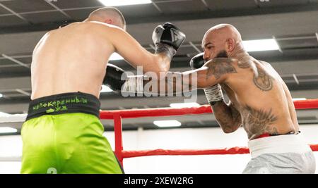 Geneva Switzerland, 06/29/2024: Yoann Kongolo super middleweight from ...