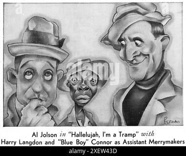 HALLELUJAH, I'M A BUM!, Edgar Connor, Harry Langdon, Al Jolson, Madge ...