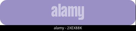 Simple pastel purple rounded rectangle is floating on a plain white ...