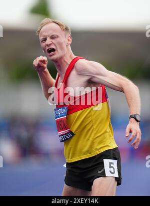 Callum Wilkinson wins the Men's 10000m Walk during day two of the ...