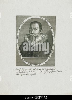 Portrait of Johannes Althusius. Portrait of the German Calvinist ...