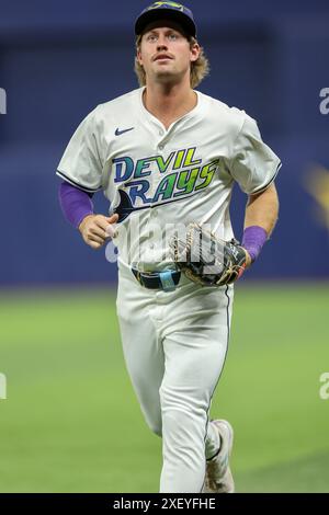 Tampa Bay Rays outfielder Jonny DeLuca poses for a portrait during ...