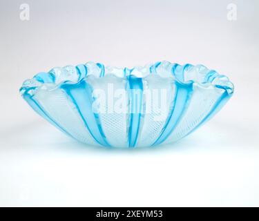 Antique 1950-60s Venetian Murano filigrana a retortoli glass bowl Stock ...