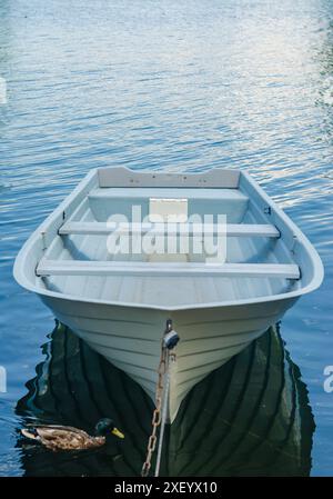 Bow of a Small Lonely Fishing Boat on a Street in El Pajar, Gran ...