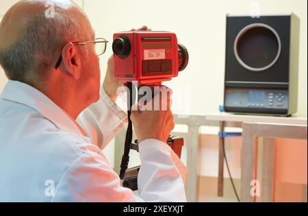 Optical pyrometer calibration. Black body. Temperature Metrology ...