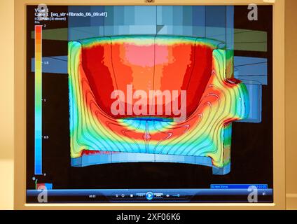 Forging process simulation of bearing outer ring car Industry, Tecnalia ...