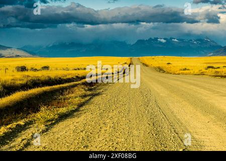 rubble road, el Calafate, Republic Argentina, Patagonia Stock Photo - Alamy