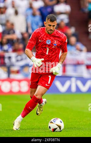 Slovakia goalkeeper Martin Dubravka during a press conference at the ...
