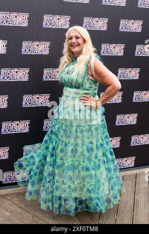 London, 30 June 2024, Vanessa Feltz poses for Starlight Express opening ...