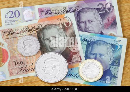 King Charles III coins pictured with the latest King Charles III ...