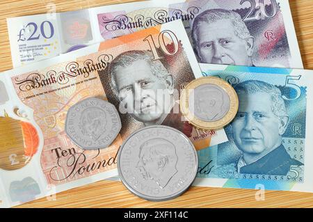 King Charles III coins pictured with the latest King Charles III ...