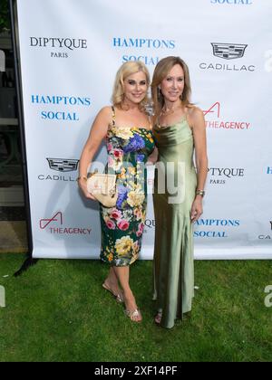 Erika Katz and Linda Plattus attends the Hamptons Social: The Summer ...