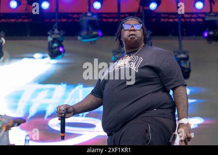Rapper BigXthaPlug (Xavier Landum) during the BottleRock Music Festival ...