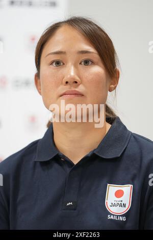 Tokyo, Japan. 28th June, 2024. Saori Miyazaki (JPN) Basketball : Japan national team send-off ...