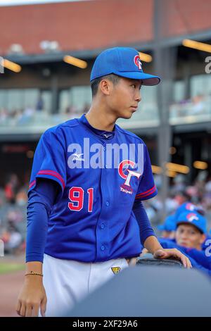 USA Baseball Collegiate National Team second baseman Seaver King (11 ...