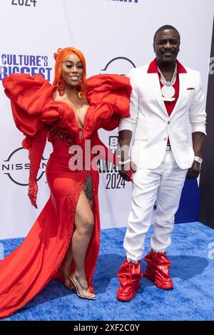 Ca. 30th June, 2024. Akon at arrivals for BET Awards 2024 - Part 2 ...