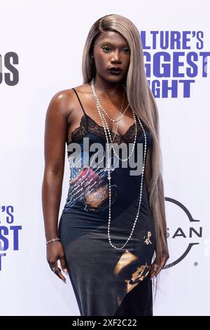 Doechii attends the 2024 BET Awards at Peacock Theater on June 30, 2024 ...