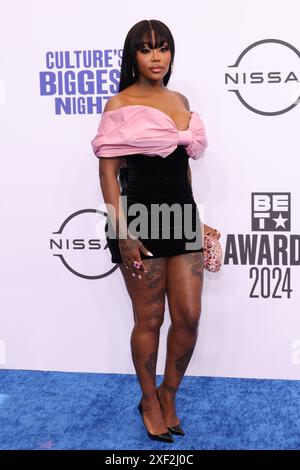 Summer Walker attends the 2024 BET Awards at Peacock Theater on June 30 ...