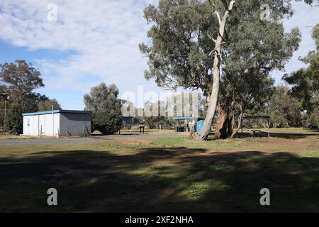 Mendooran Free Camp, aka Mendooran Rest Area, situated next to the ...