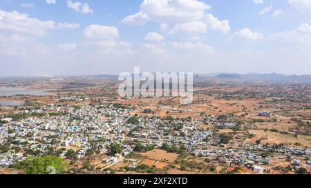 Gudibande Fort and Town, Chikkaballapur, Karnataka, India Stock Photo ...