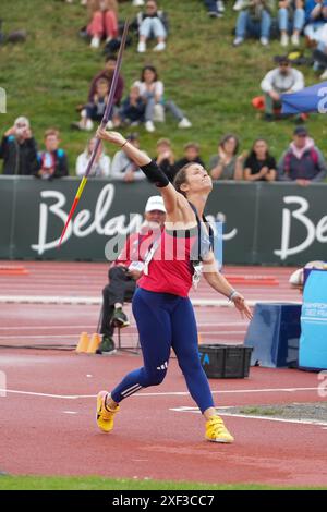 Alizée Minard, Women's Javelin Throw during the French Athletics ...
