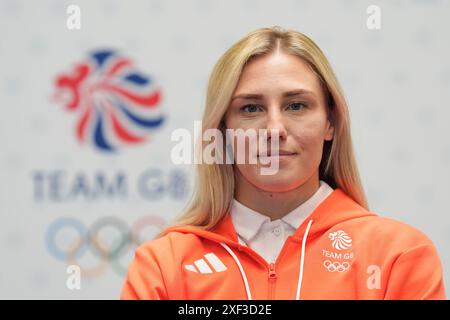Team GB's Emma Reid during a Team GB kitting out session for the Paris ...