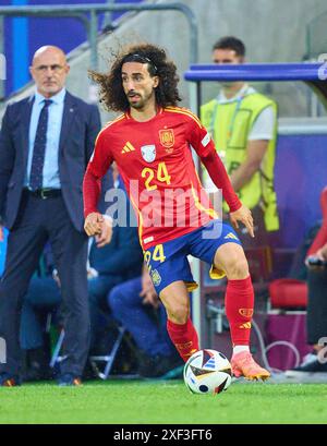 Marc Cucurella (Spain) controls the ball during Spain and Cape Verde ...