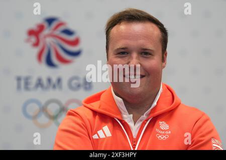 Team GB's Matt Coward-Holley during a Team GB kitting out session for ...